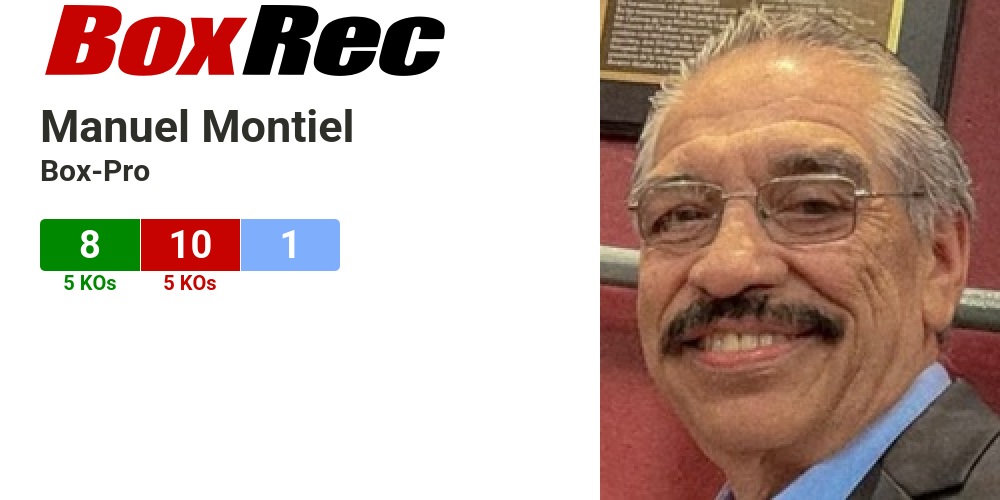 BoxRec: Manuel Montiel