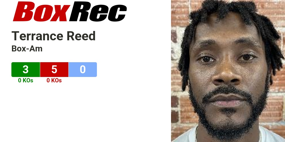 BoxRec: Terrance Reed