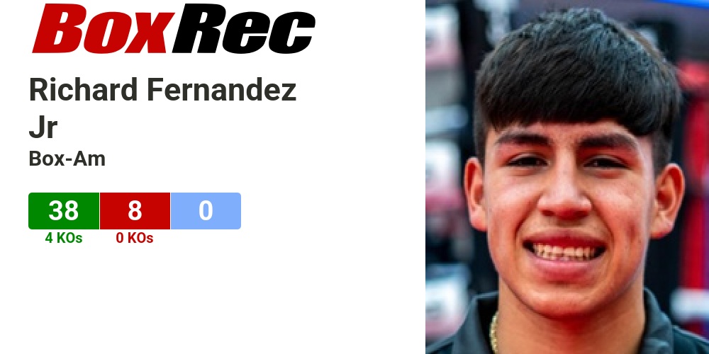 BoxRec: Richard Fernandez Jr