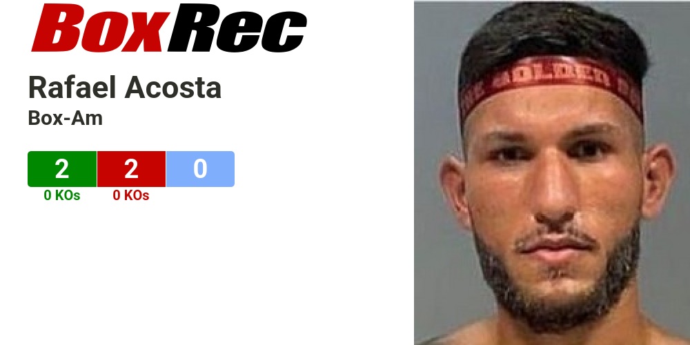 BoxRec: Rafael Acosta