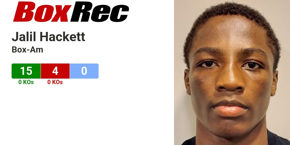 BoxRec: Jalil Hackett