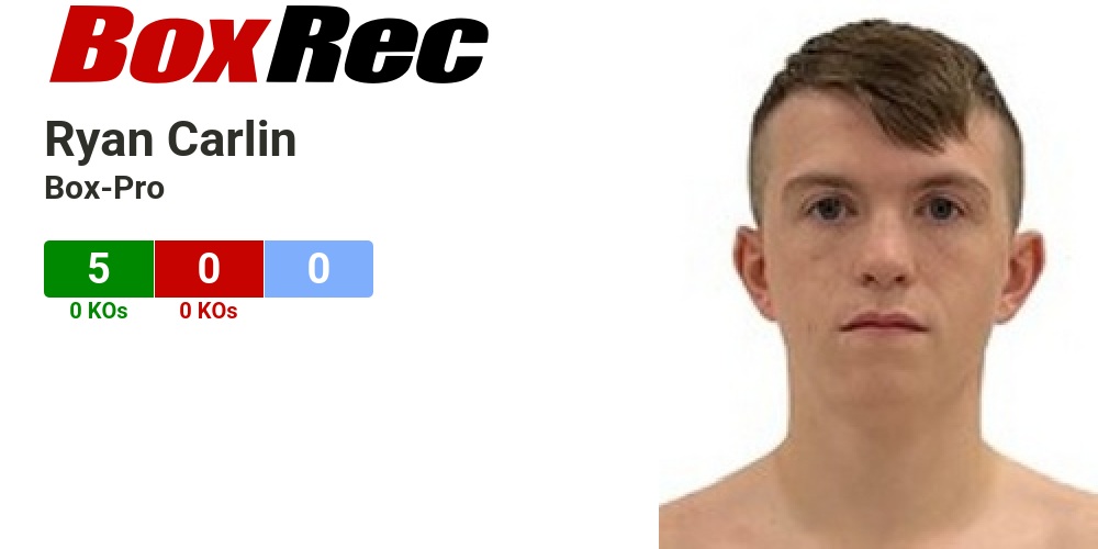 BoxRec: Ryan Carlin