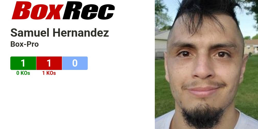 BoxRec: Samuel Hernandez