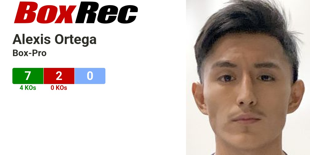 BoxRec: Alexis Ortega