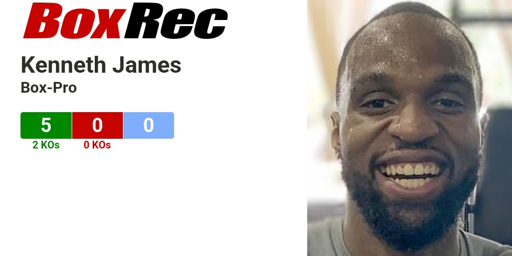 BoxRec: Kenneth James