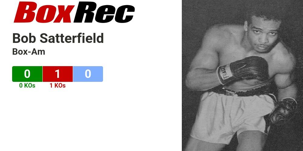 BoxRec: Bob Satterfield