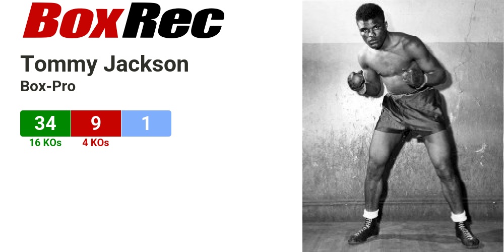 BoxRec: Tommy Jackson