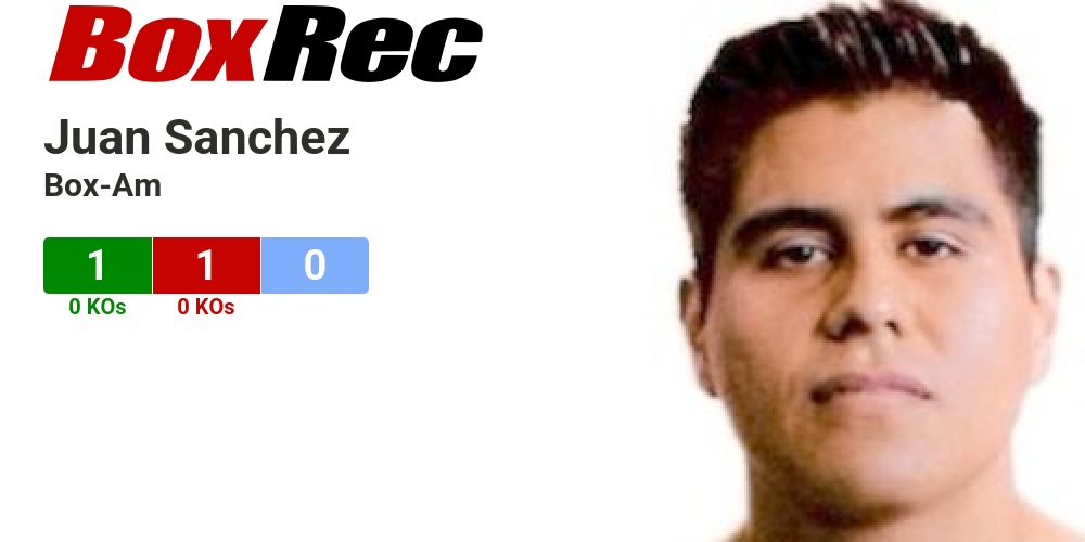 BoxRec: Juan Sanchez