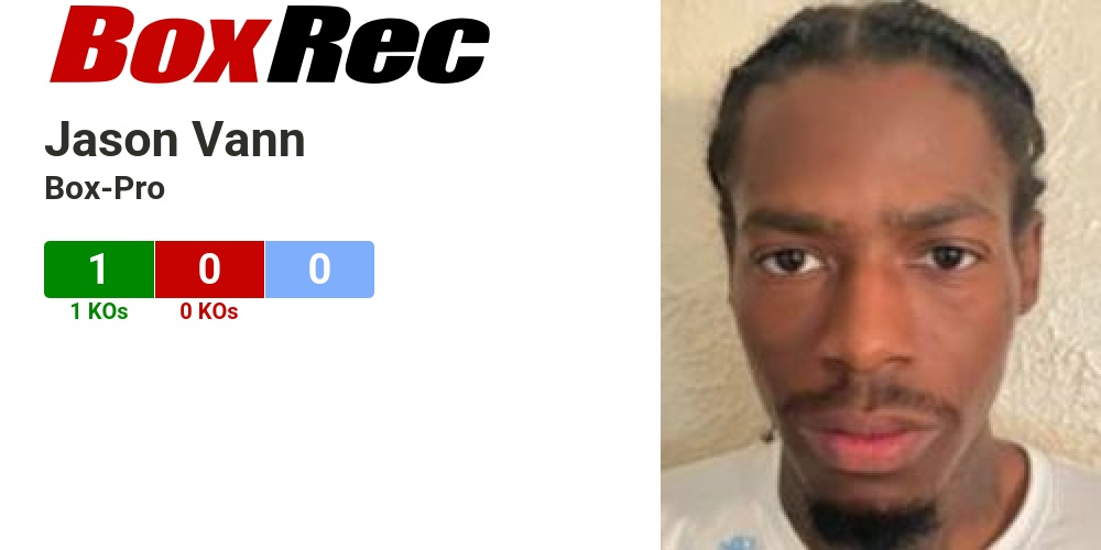 BoxRec: Jason Vann