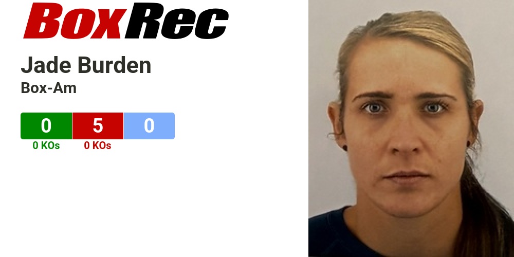 BoxRec: Jade Burden