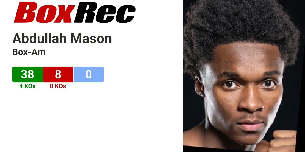 BoxRec: Abdullah Mason