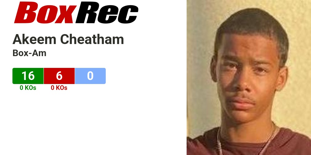 BoxRec: Akeem Cheatham