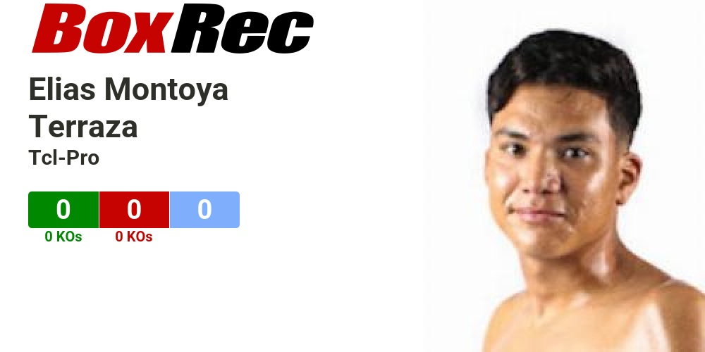 BoxRec: Elias Montoya Terraza
