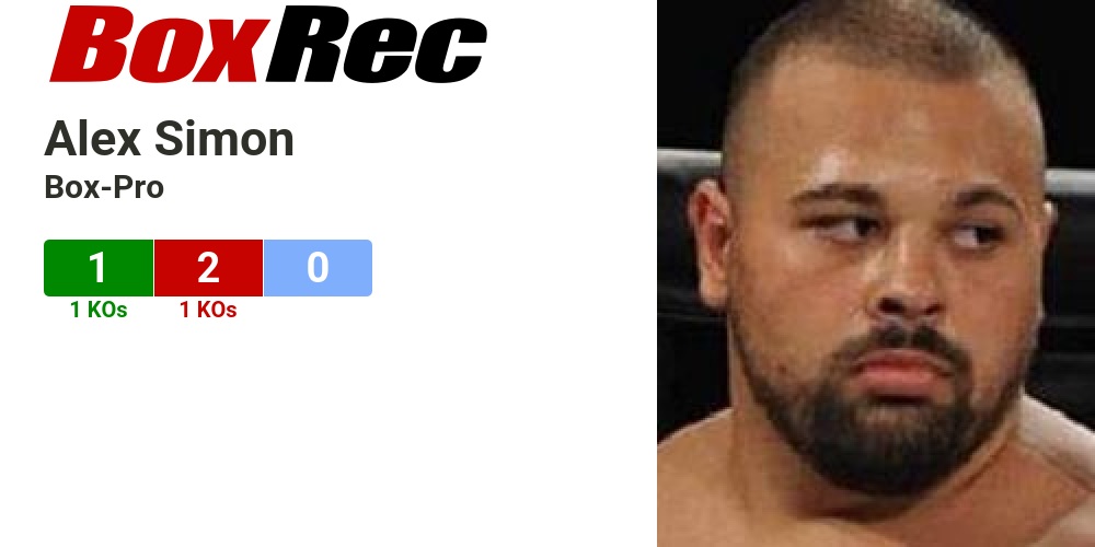 BoxRec: Alex Simon