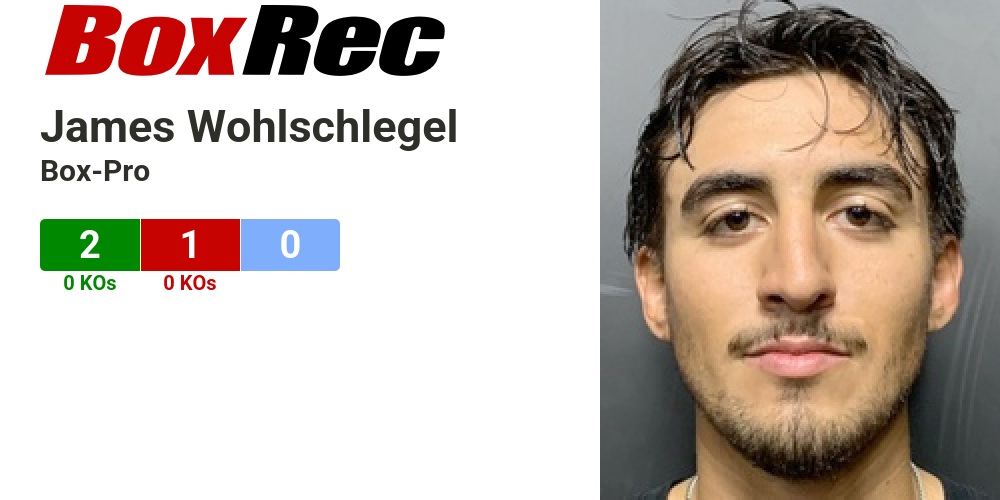 BoxRec: James Wohlschlegel