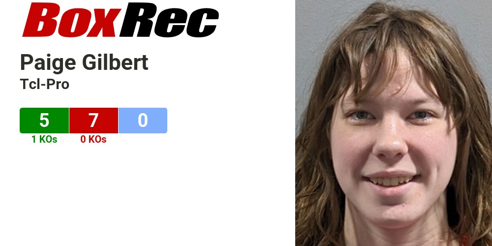 BoxRec: Paige Gilbert
