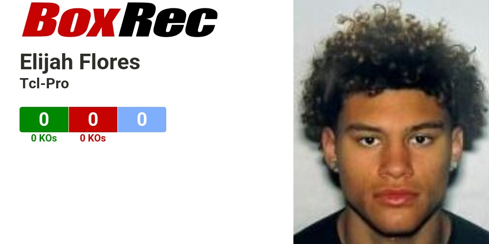 BoxRec: Elijah Flores