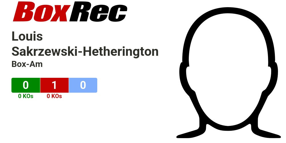 BoxRec: Louis Sakrzewski-Hetherington