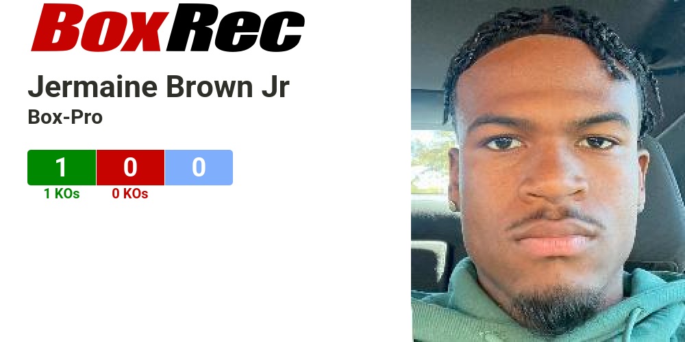 BoxRec: Jermaine Brown Jr