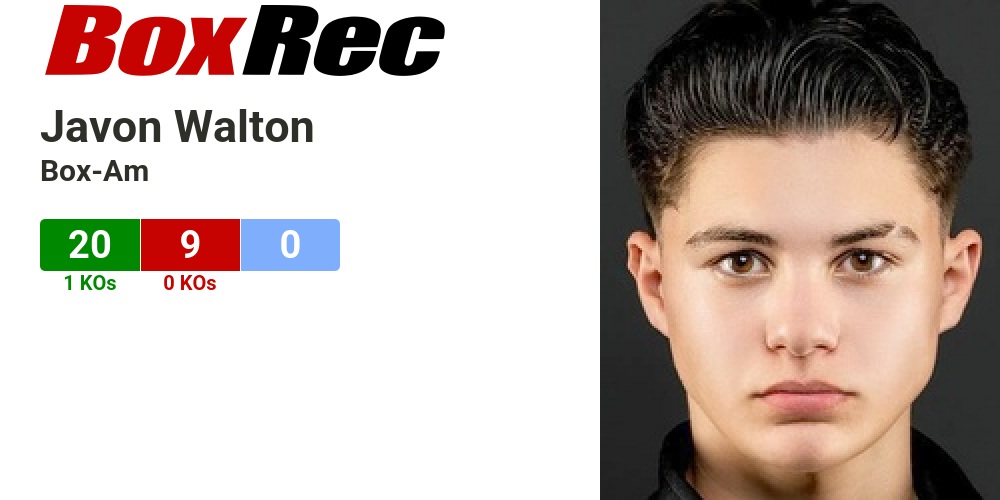 BoxRec: Javon Walton