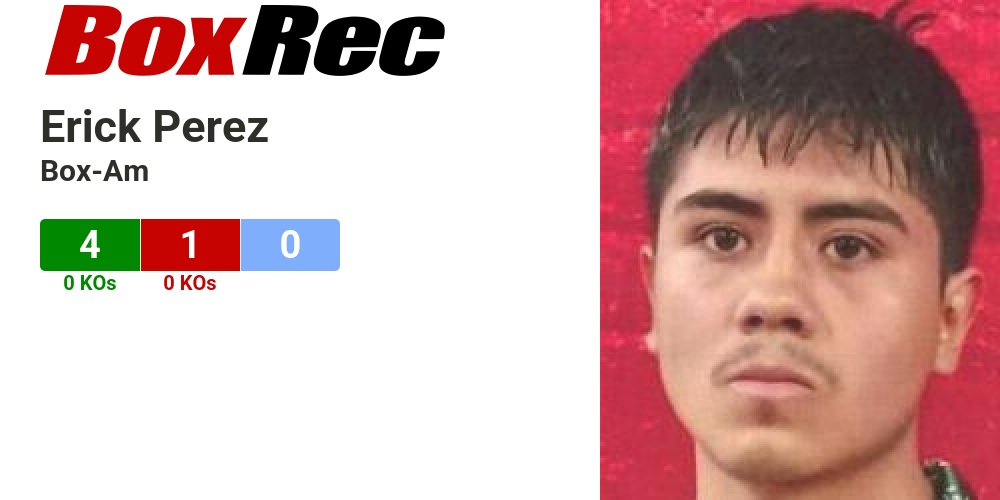 BoxRec: Erick Perez