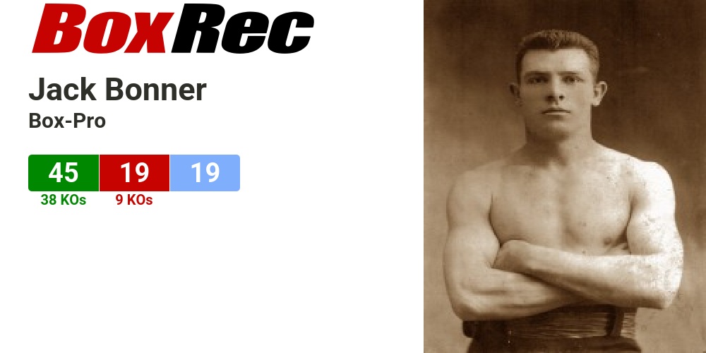 BoxRec: Jack Bonner