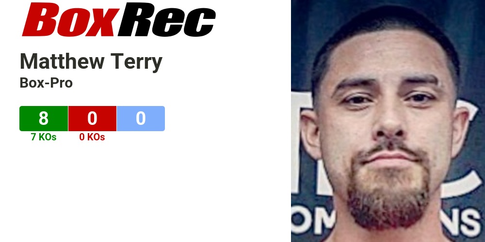 BoxRec: Matthew Terry