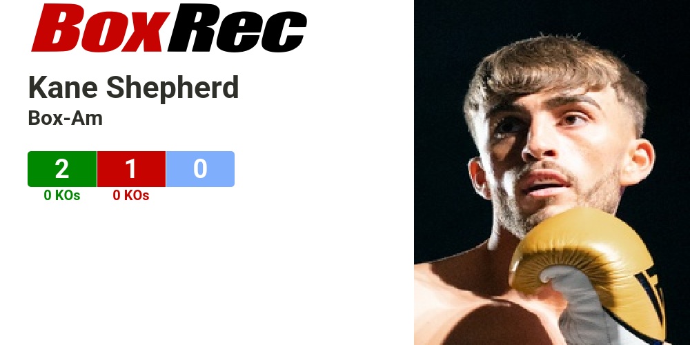 BoxRec: Kane Shepherd