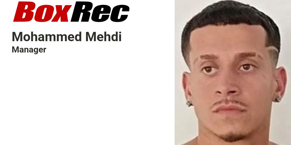 BoxRec: Mohammed Mehdi