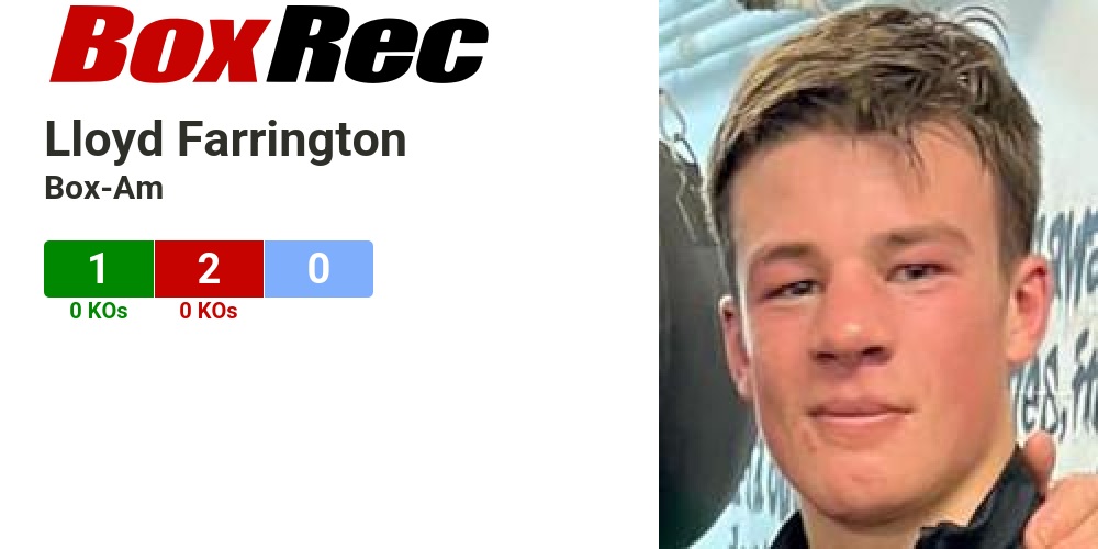 BoxRec: Lloyd Farrington