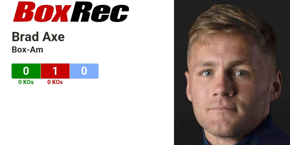 BoxRec: Brad Axe
