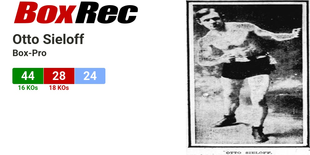 BoxRec: Otto Sieloff