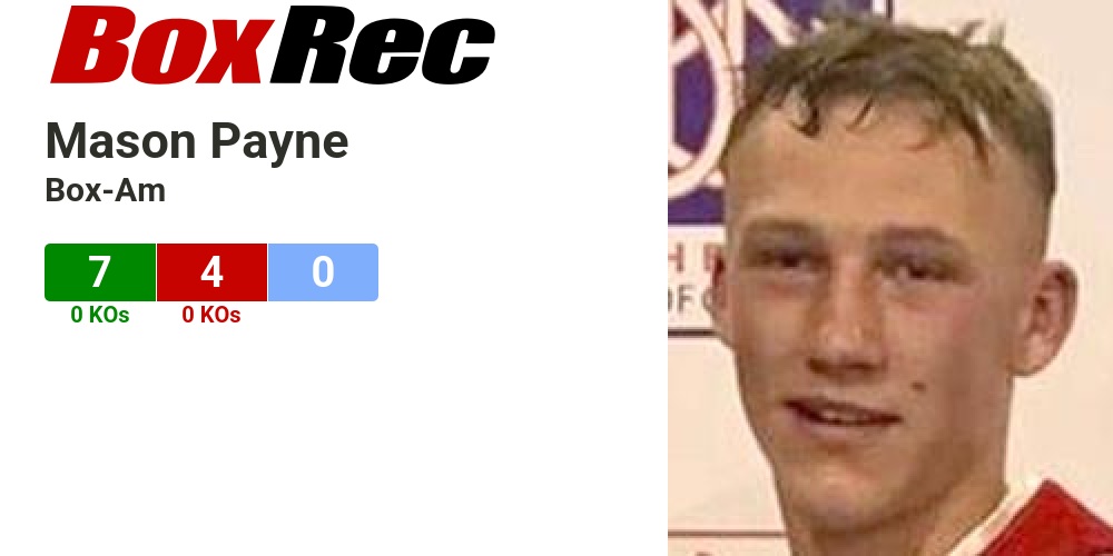 BoxRec: Mason Payne