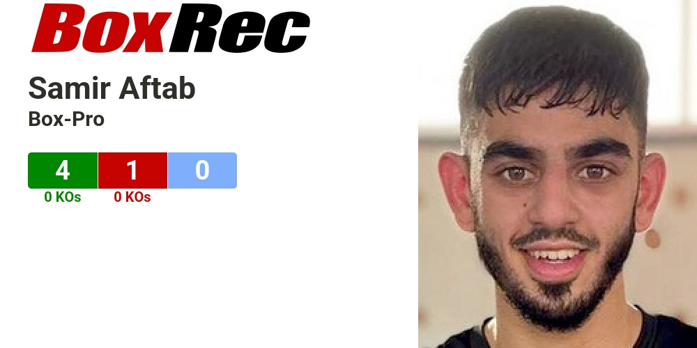 BoxRec: Samir Aftab