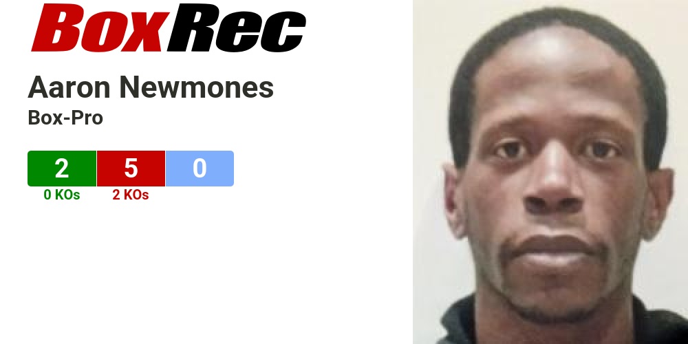 BoxRec: Aaron Newmones