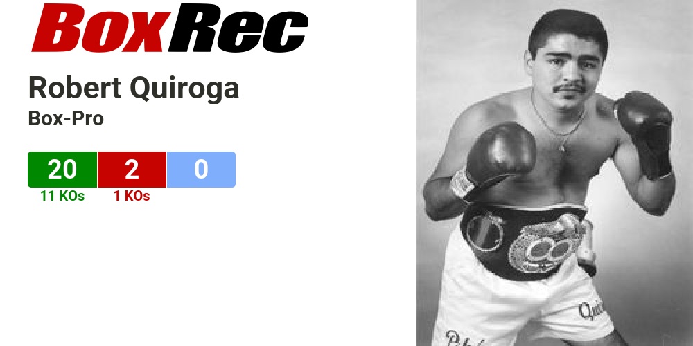 BoxRec: Robert Quiroga