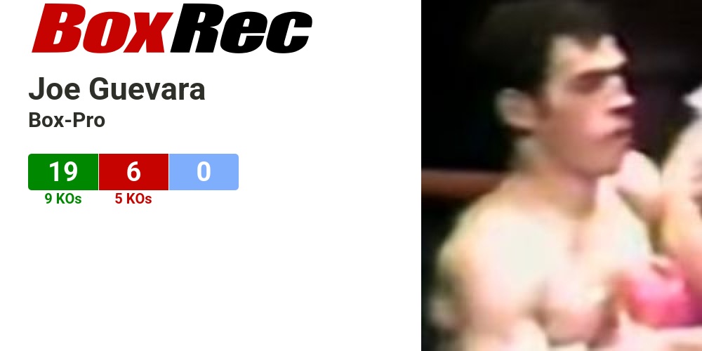 BoxRec: Joe Guevara