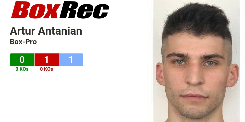 BoxRec: Artur Antanian