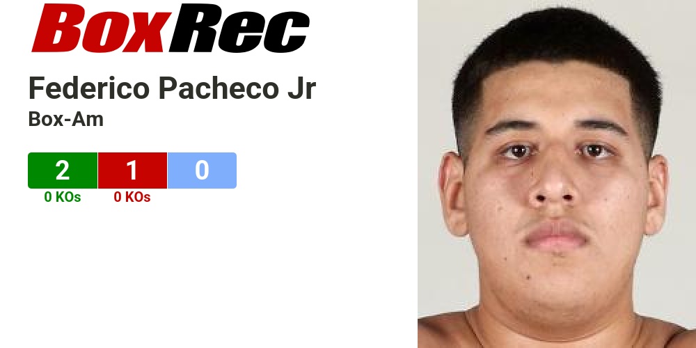 BoxRec: Federico Pacheco Jr