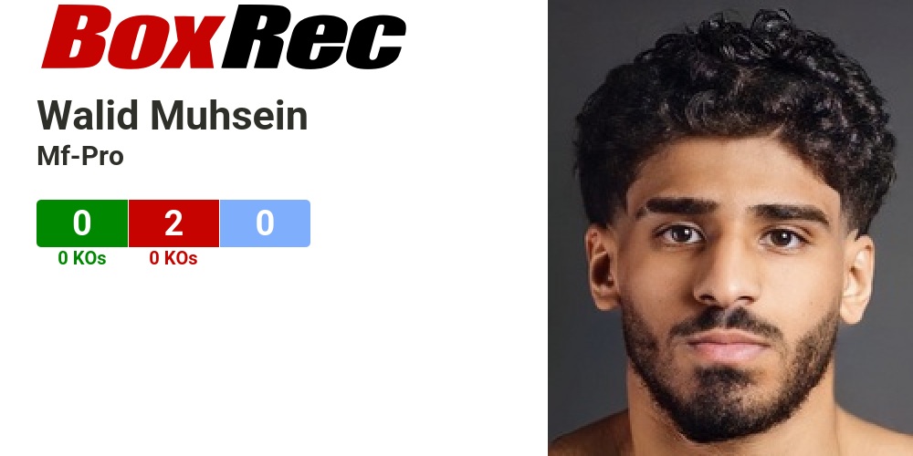BoxRec: Walid Muhsein