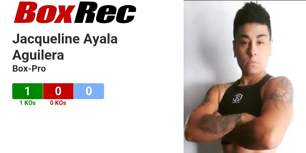 BoxRec: Jacqueline Ayala Aguilera