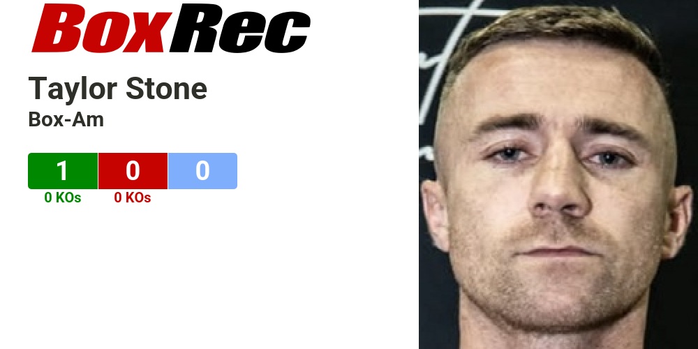 BoxRec: Taylor Stone