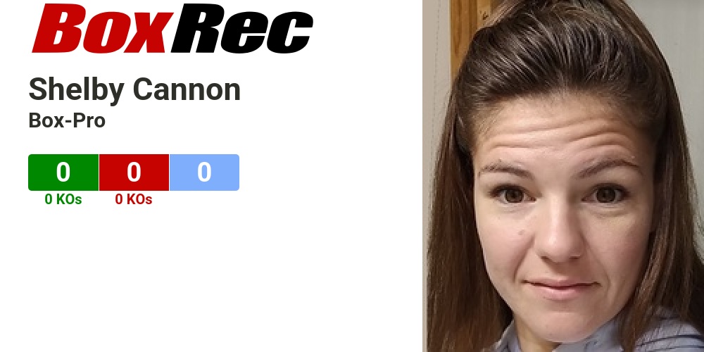 BoxRec: Shelby Cannon