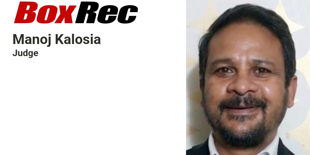 BoxRec: Manoj Kalosia