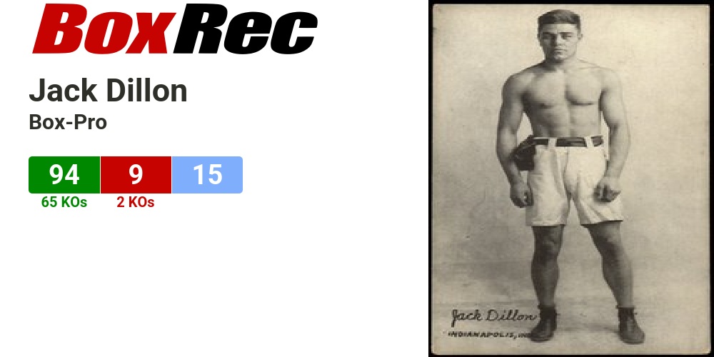 BoxRec: Jack Dillon
