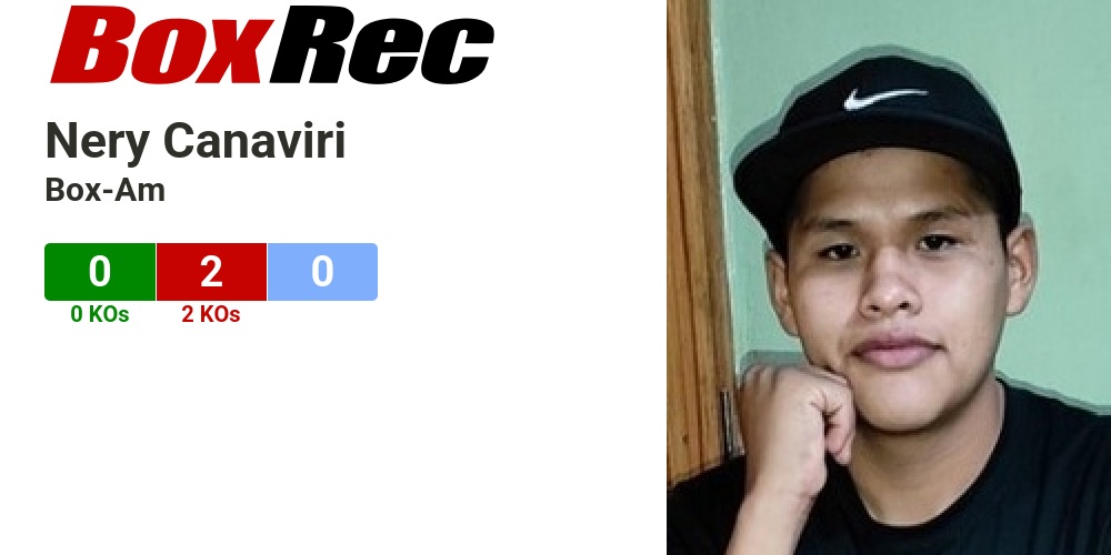 BoxRec: Nery Canaviri