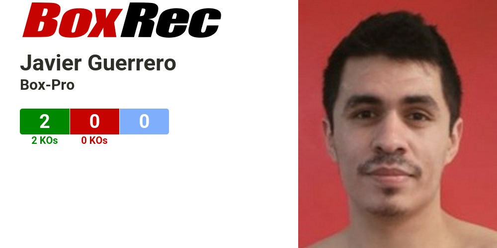 BoxRec: Javier Guerrero
