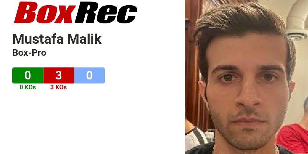 BoxRec: Mustafa Malik