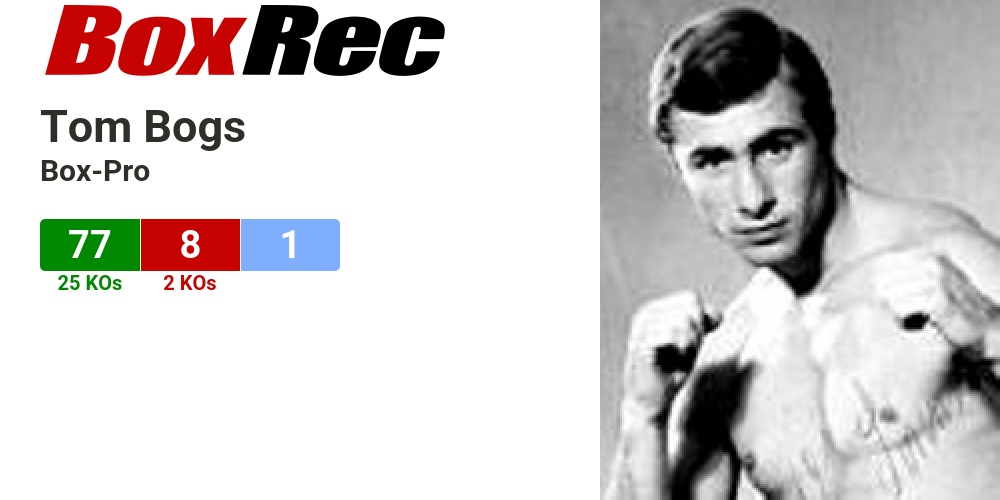 BoxRec: Tom Bogs