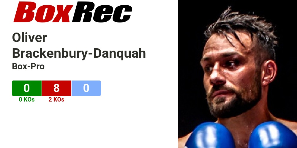 BoxRec: Oliver Brackenbury-Danquah